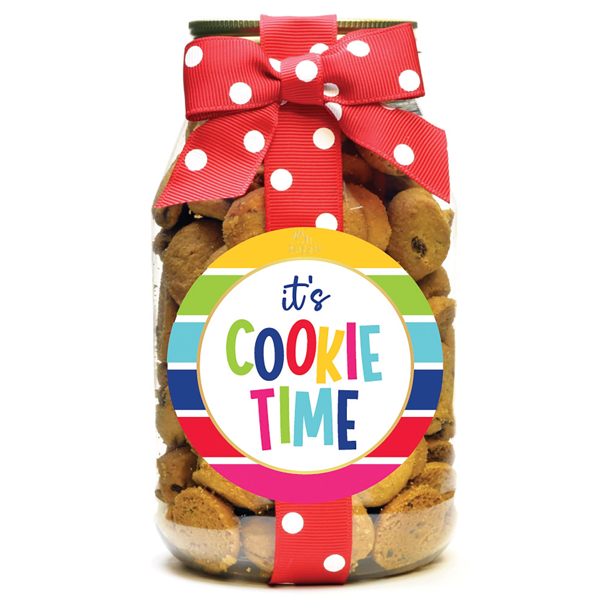 Amazon.com: Nam's Bits Chocolate Chip Cookies - Cookie Time Quart Jar ...
