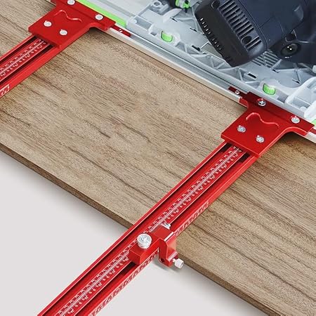 MUWOOD Track Saw Parallel Guide System for Woodworking Repeatable Rip ...