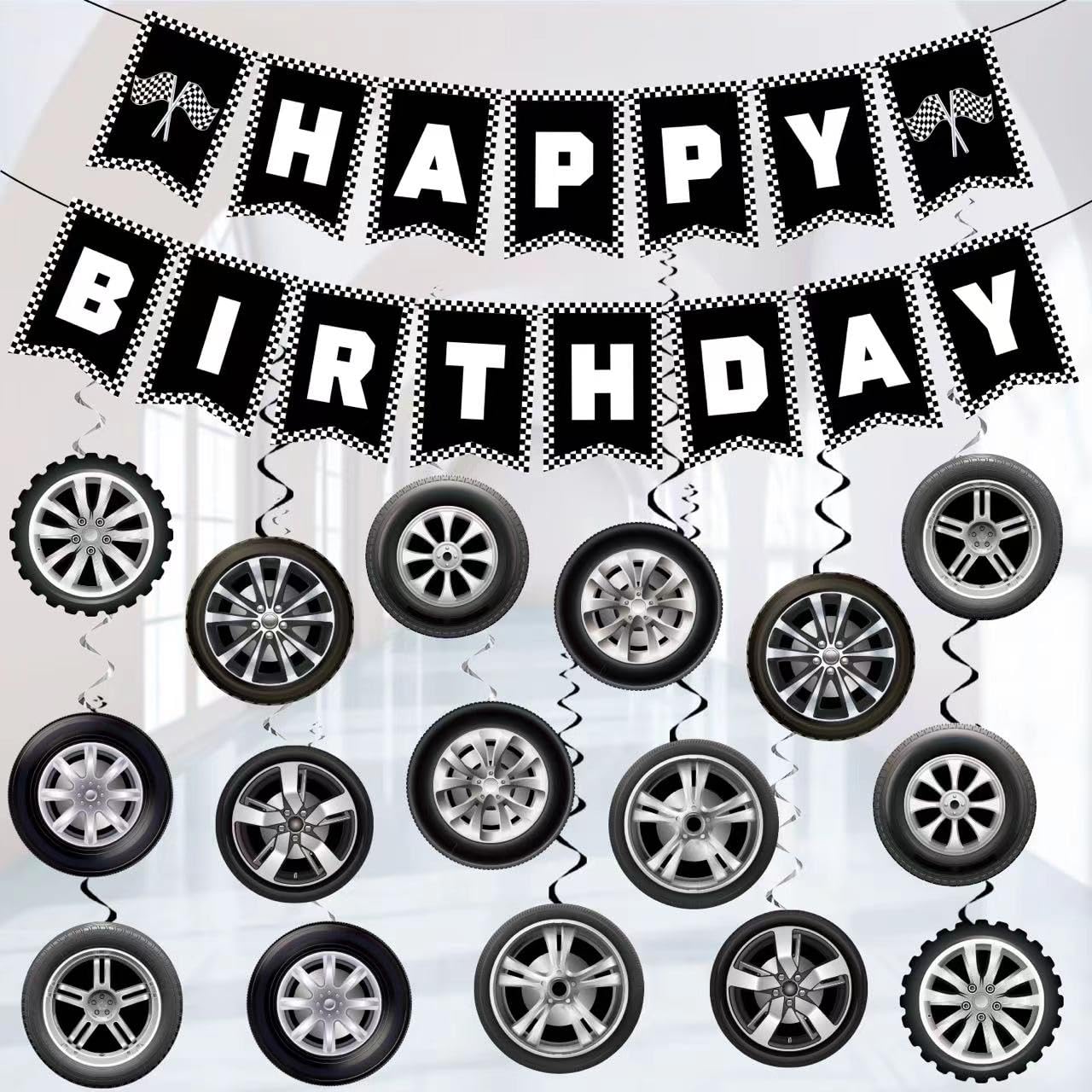 Amazon.com: Race Car Birthday Party Decorations, Race Car Party ...