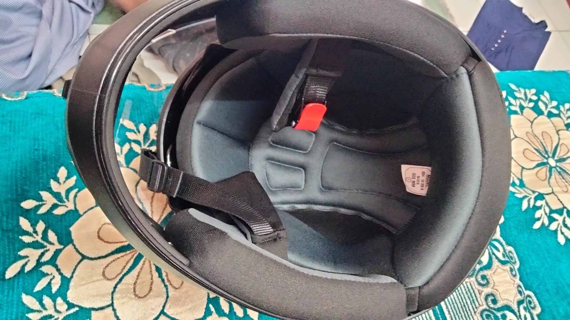 Steelbird SBH-34 Rox Road ISI Certified Full Face Helmet with Inner ...