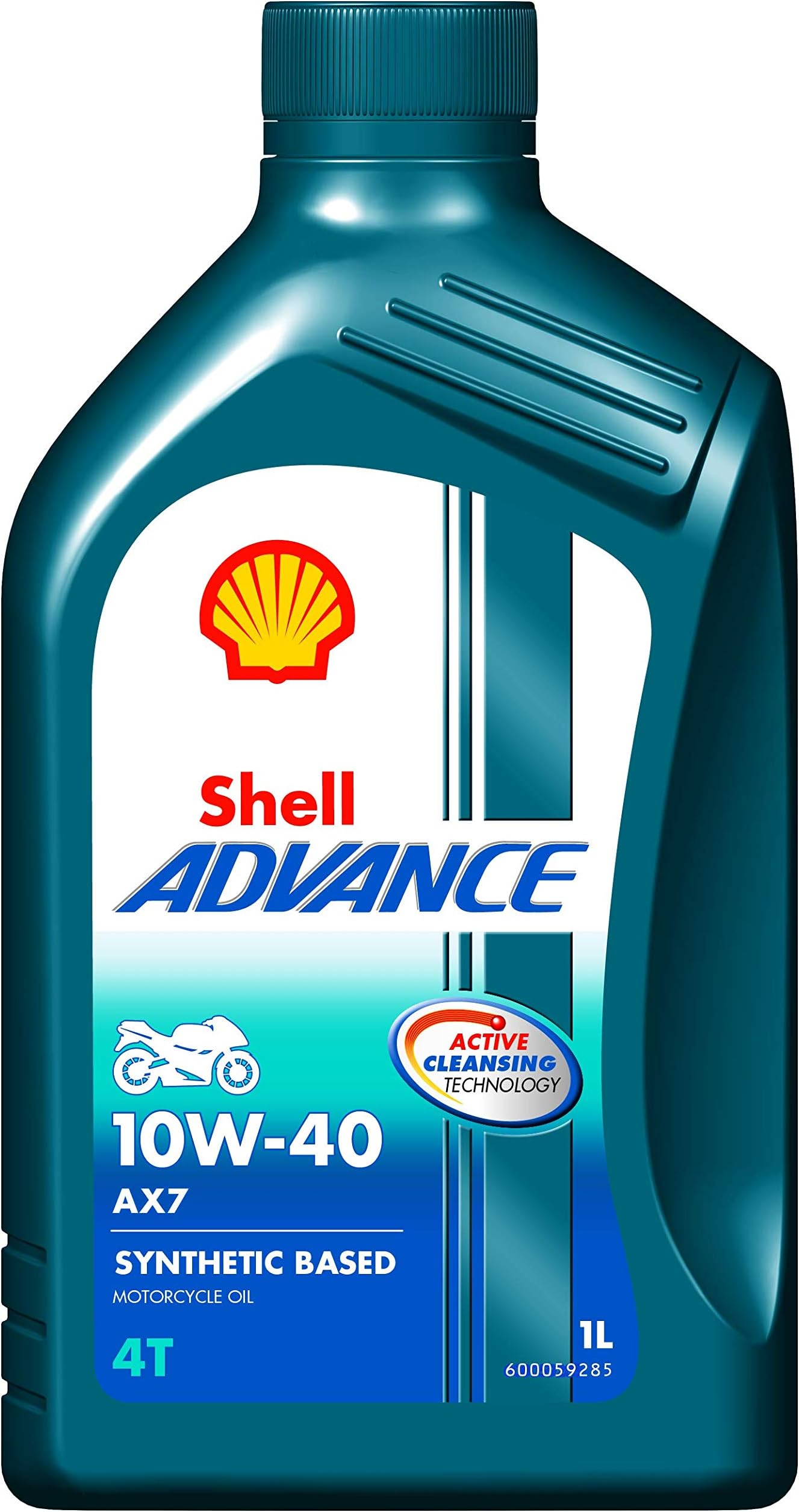 Shell Advance 4T AX7 10W-40 SMMA2 Synthetic Technology Motorbike Engine ...