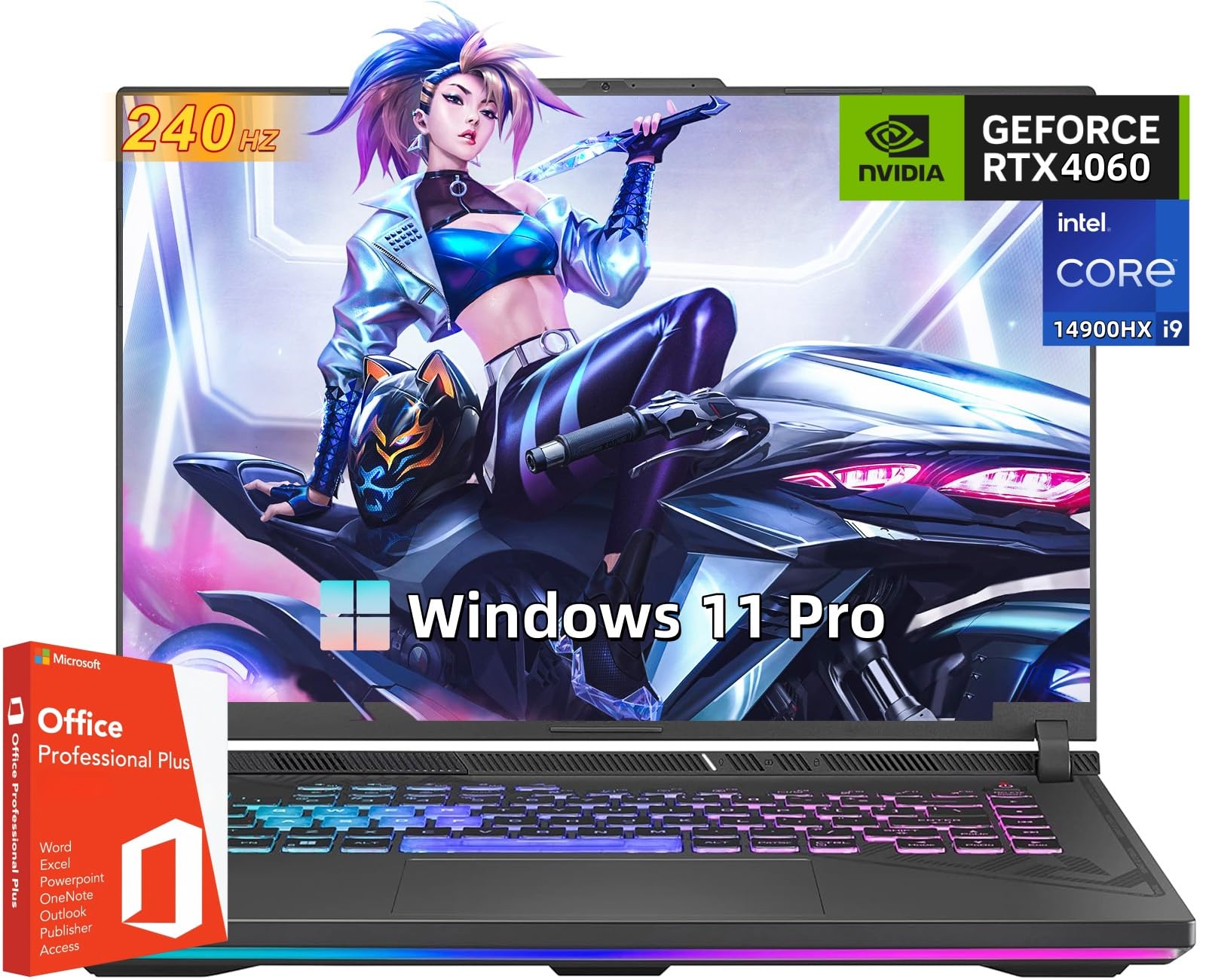 Amazon.com: ASUS ROG Strix G16 Gaming Laptop, 16" QHD+ 240Hz WQXGA ...