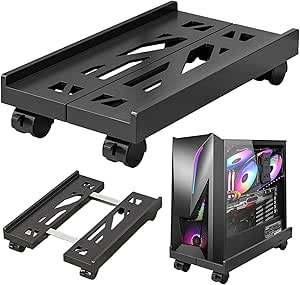 Support De Boîtier D'ordinateur,Portable Support De Roues De Tour D ...