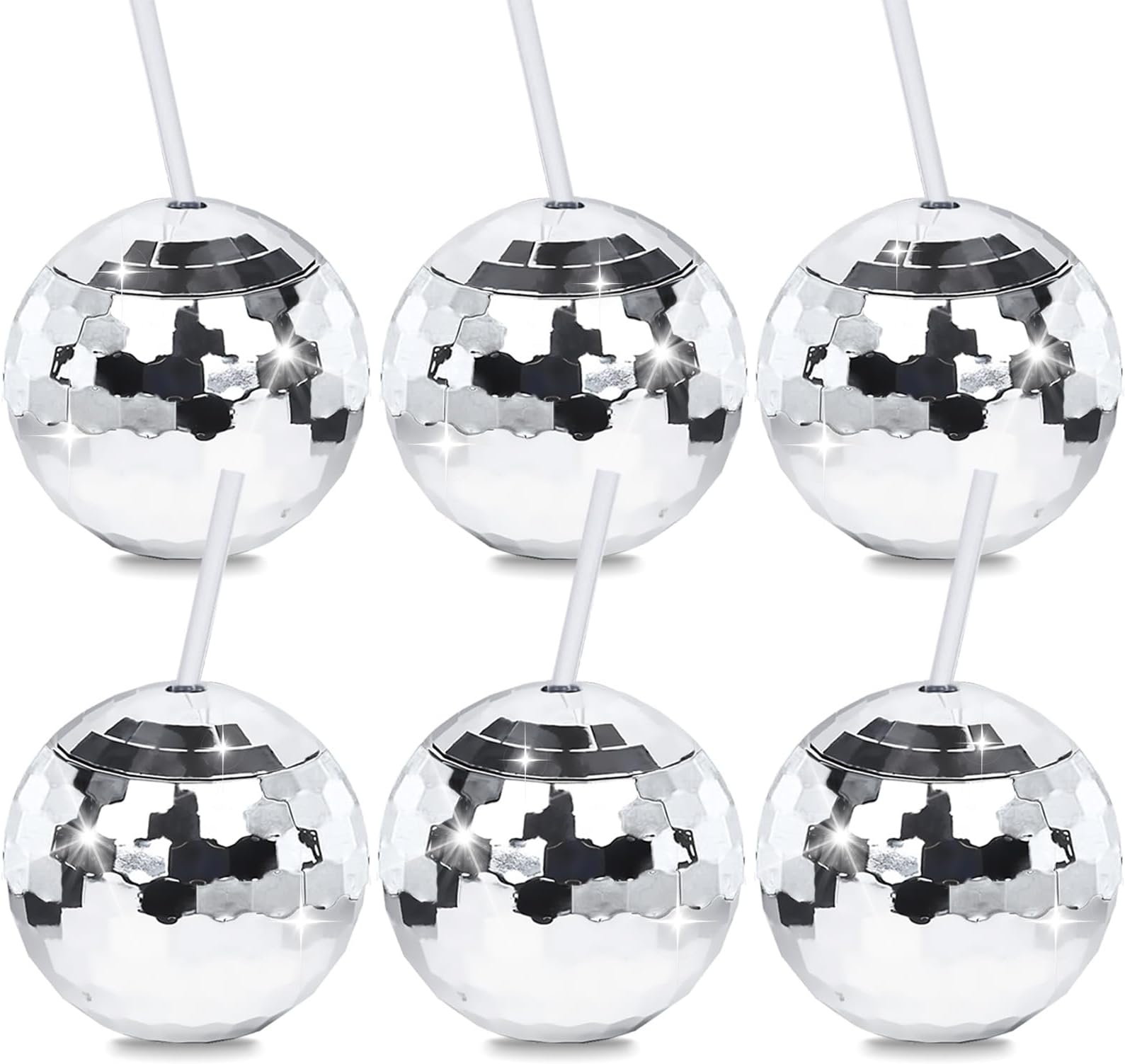 Amazon.com | Tongnian 9 Pcs Disco Ball Cups Tumbler Disco Flash Ball ...