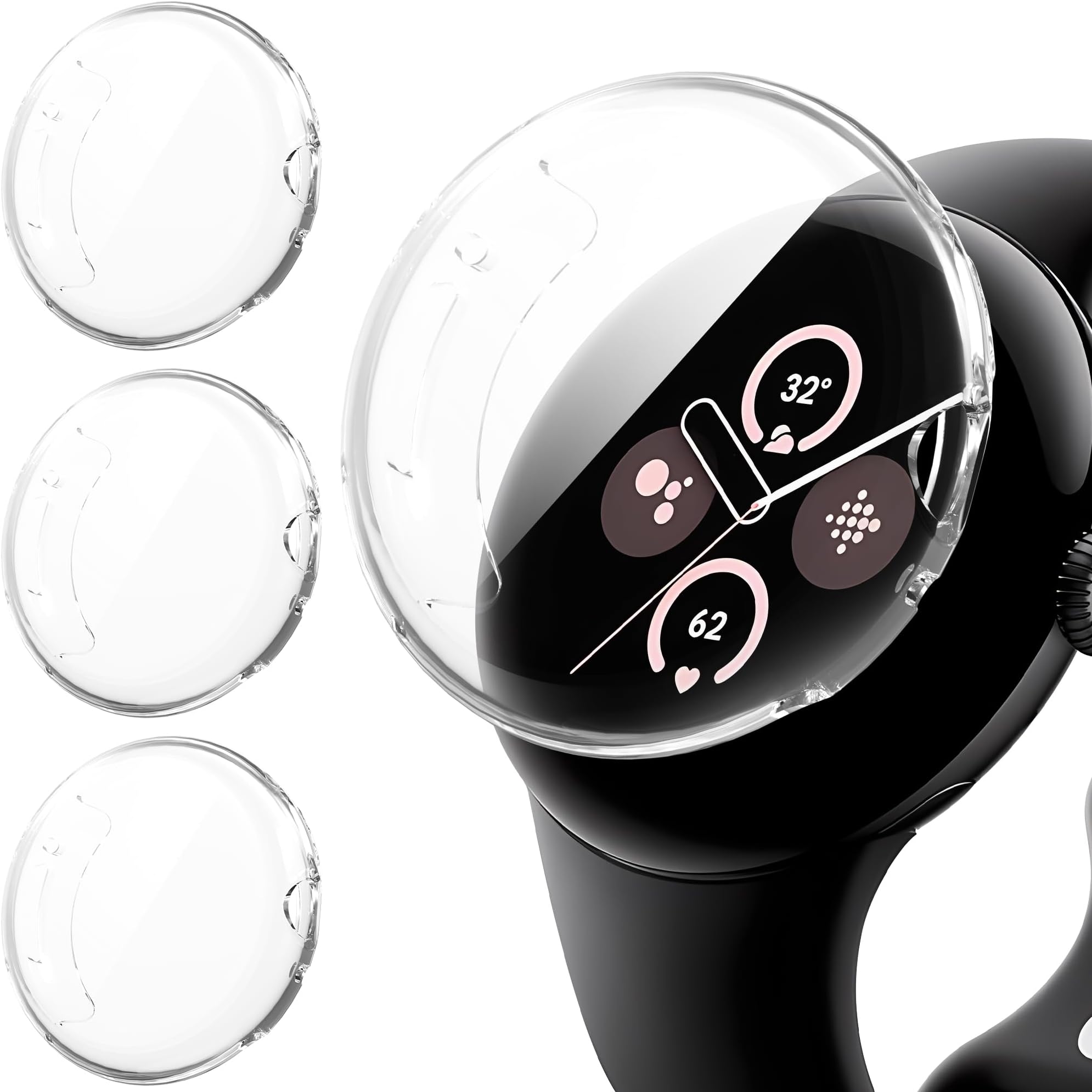 Amazon.com: Ringke Bezel Styling Compatible with Google Pixel Watch ...