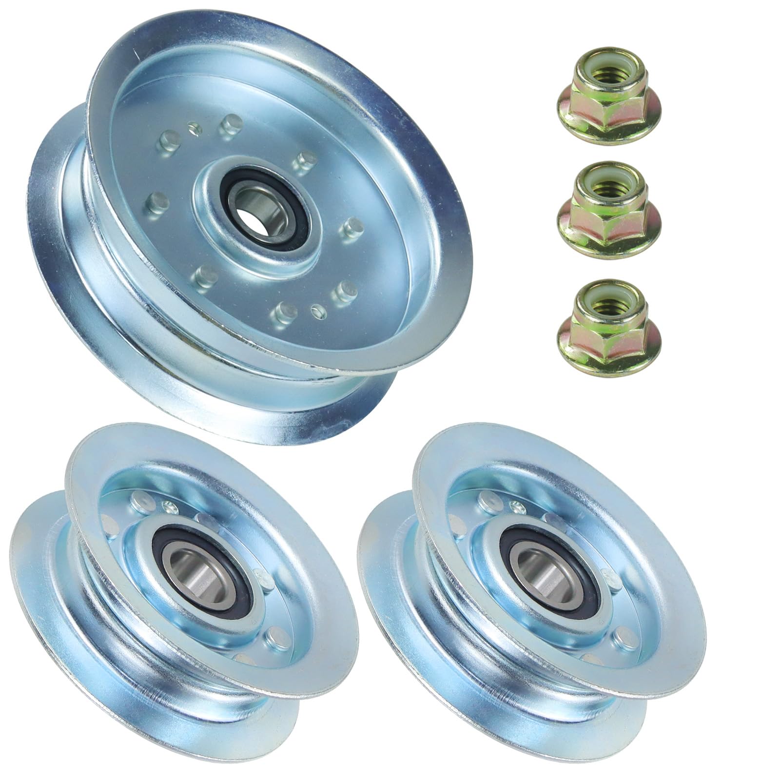 Amazon.com : NICHEFLAG 2 Pack GY22172 Idler Pulley John Deere with ...