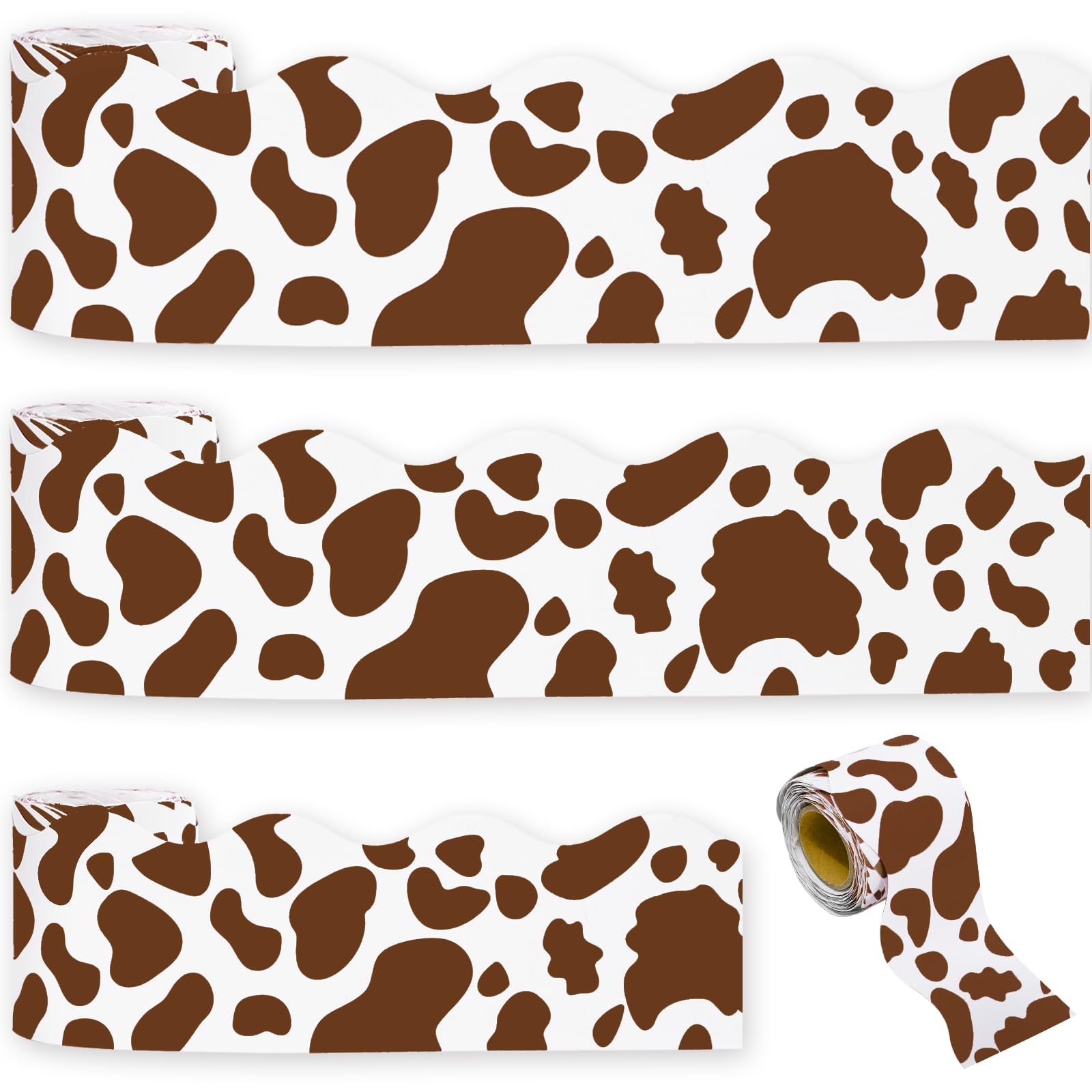 Cow Print Border Cow Print Border Stock Illustrations – 381 Cow