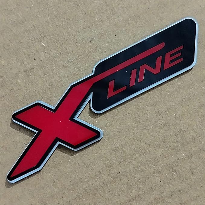 X Line Logo Sticker Emblem for Car - by Tyre Tattoo : Amazon.in: Car ...