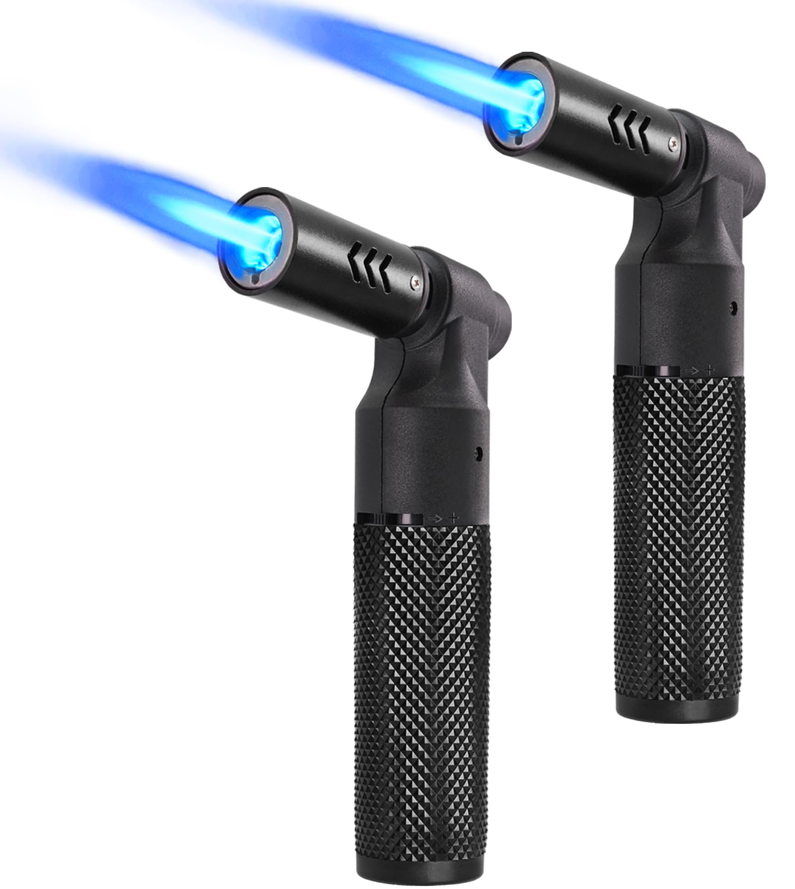 Amazon.com: Luxgaze 2 Pack Butane Torch Lighters Refillable Jet Flame ...