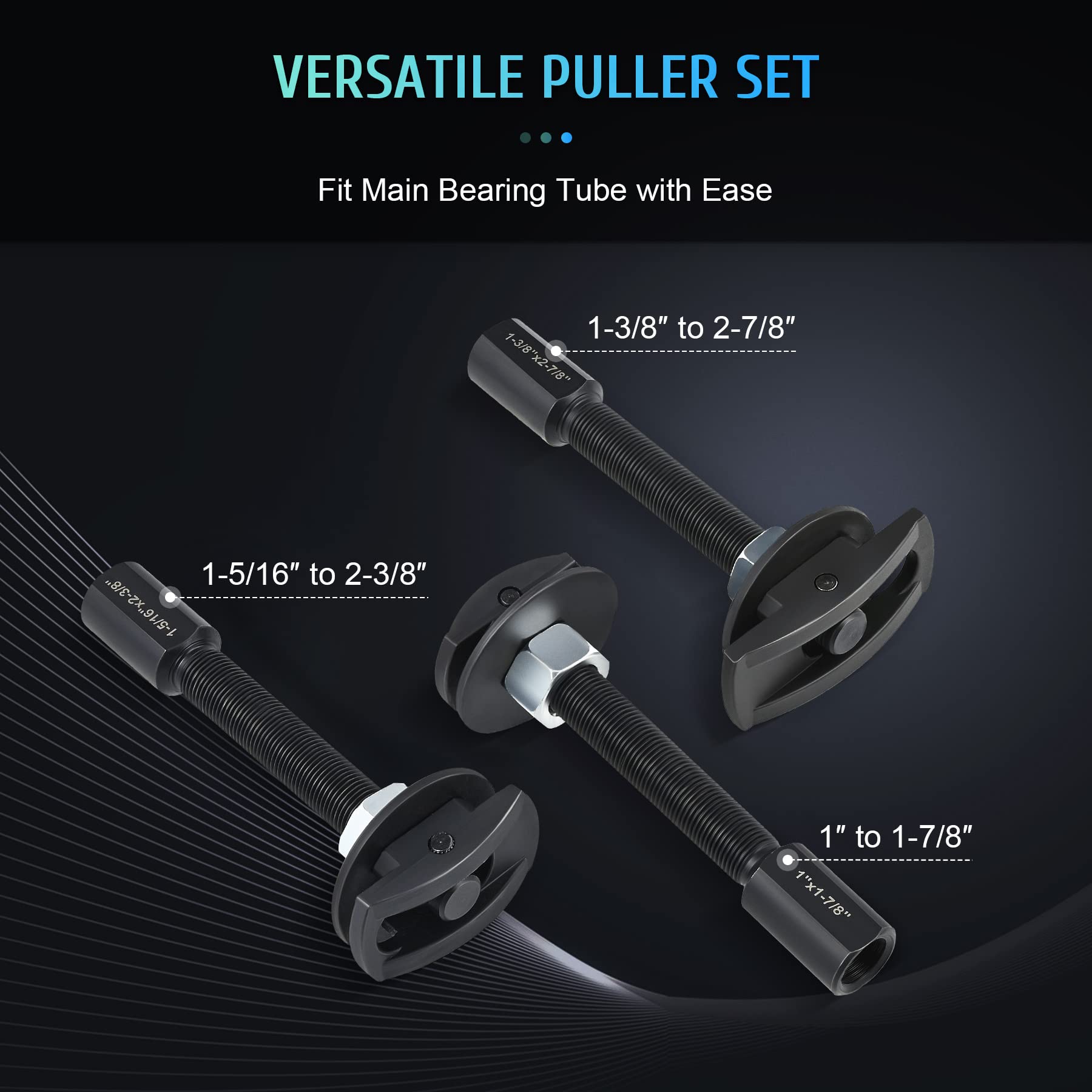 Snapklik.com : Orion Motor Tech Rear Axle Bearing Puller Tool Set, Rear ...