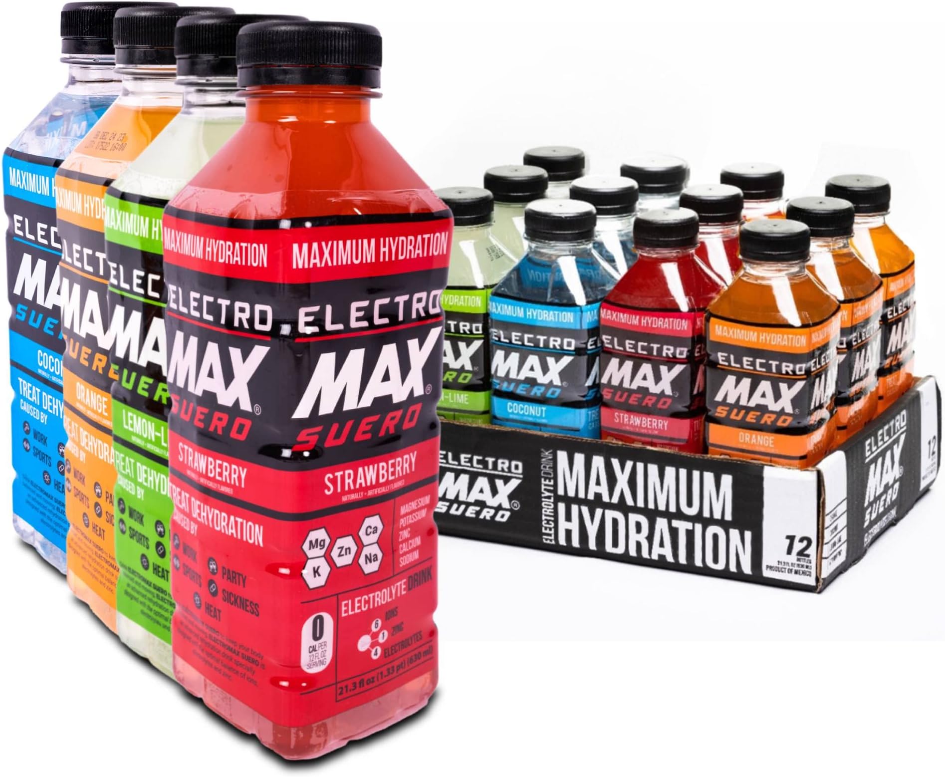 Amazon.com : Electrolit Electrolyte Hydration & Recovery Drink, 21oz ...