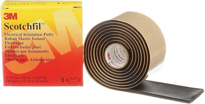 Amazon.com: 3M Scotchfil Electrical Insulation Putty, 1-1/2 in x 60 in ...