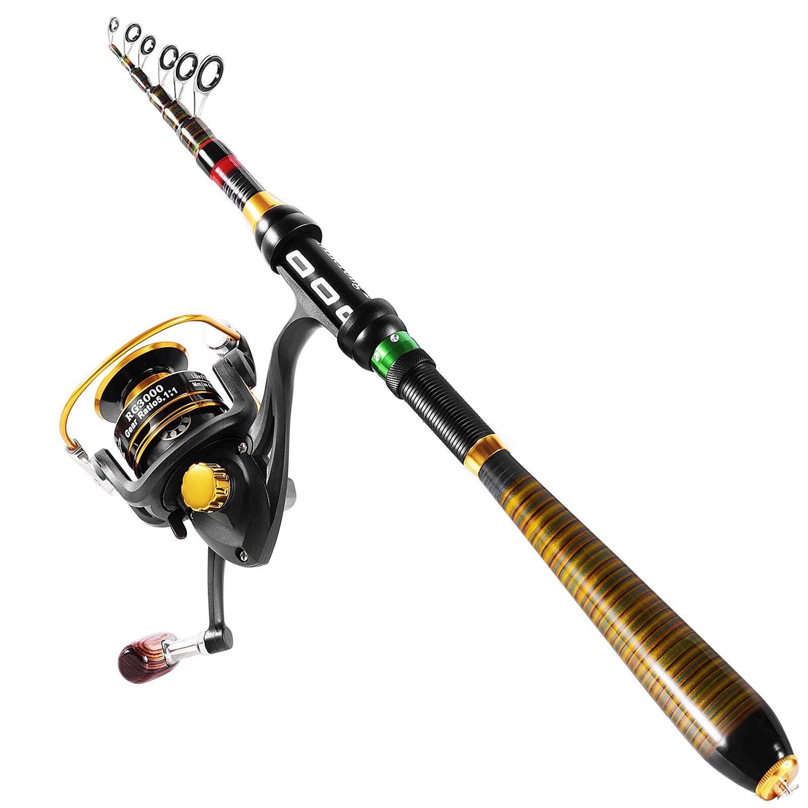 Fishing Rod and Reel Combos, Milerong Ultra Telescopic Light Fishing ...