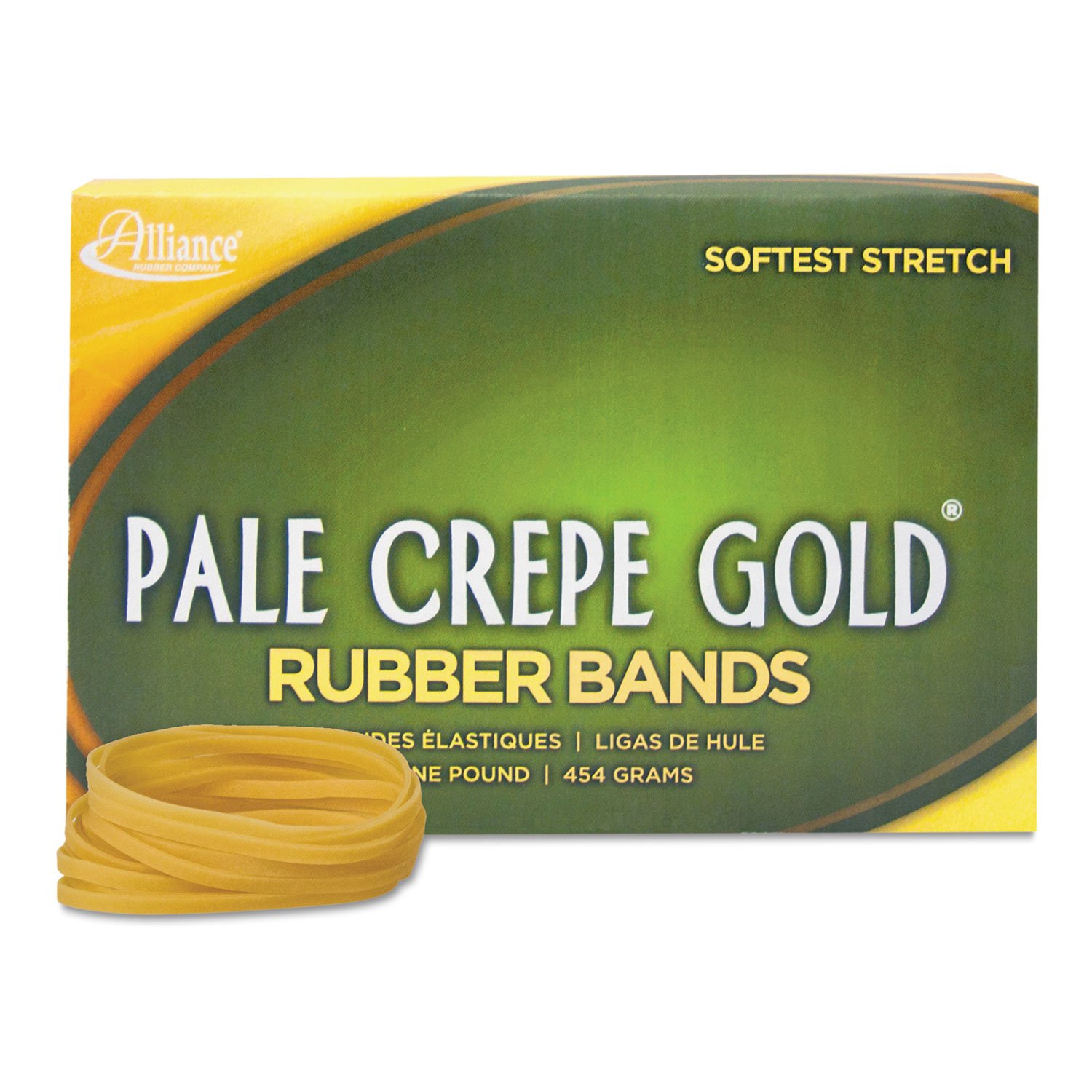 Amazon.com : Alliance 20325 Pale Crepe Gold Rubber Bands, Sz. 32, 3 x 1 ...