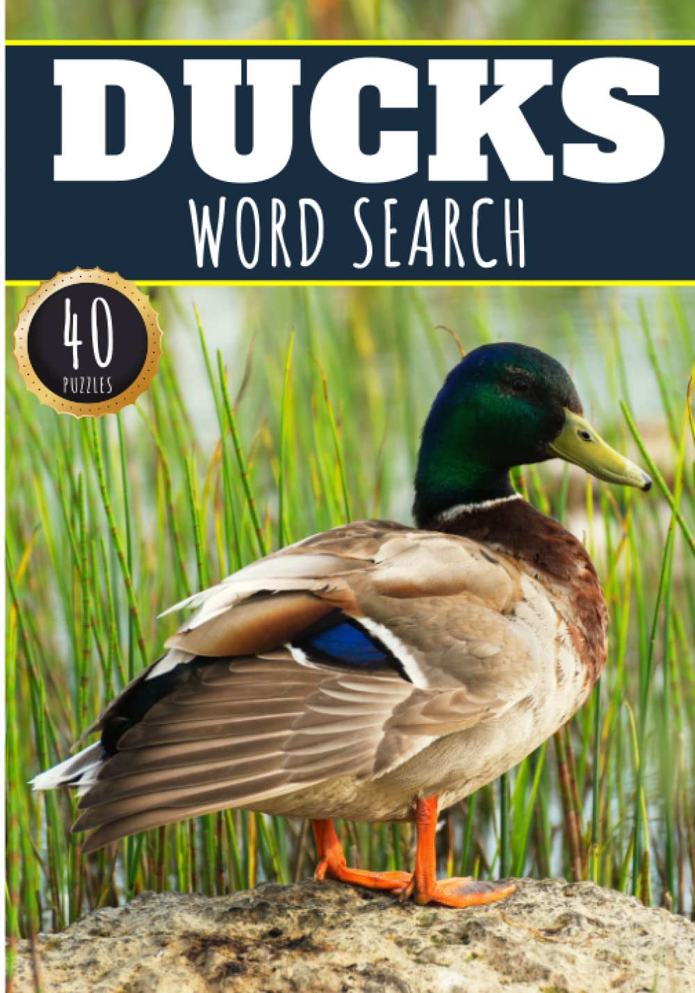 Ducks Word Search: 40 Fun Puzzles With Words Scramble for Adults, Kids ...