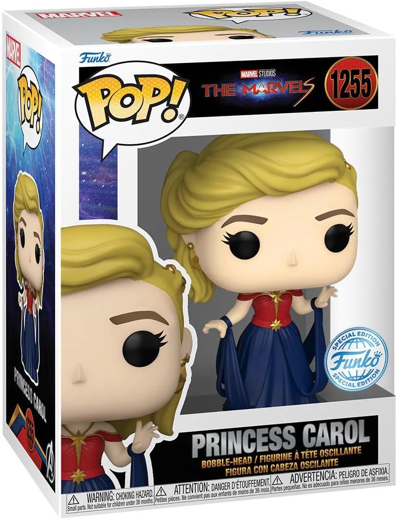 Funko Pop 1255 Princess Carol The Marvels Captain Marvel Walmart ...