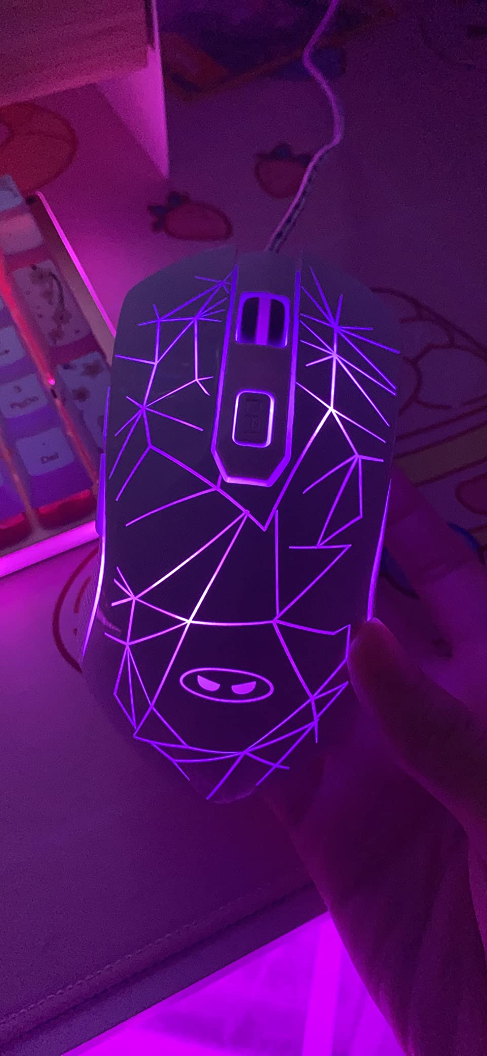 MageGee G6 Gaming Mouse, 7 Colors Breathing LED Backlit USB Wired Mouse ...