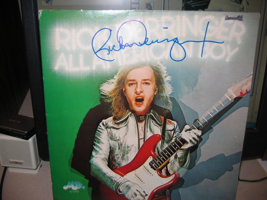 RICK DERRINGER signed "All American Boy" album cover / UACC Rd # 212 at ...