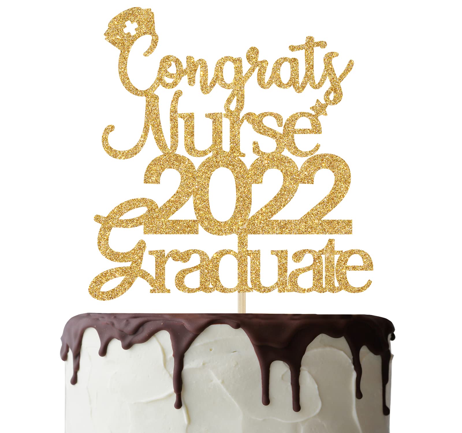 Buy Congrats Nurse 2022 Graduate Cake Topper, Congrats Nurse Grad Decor ...
