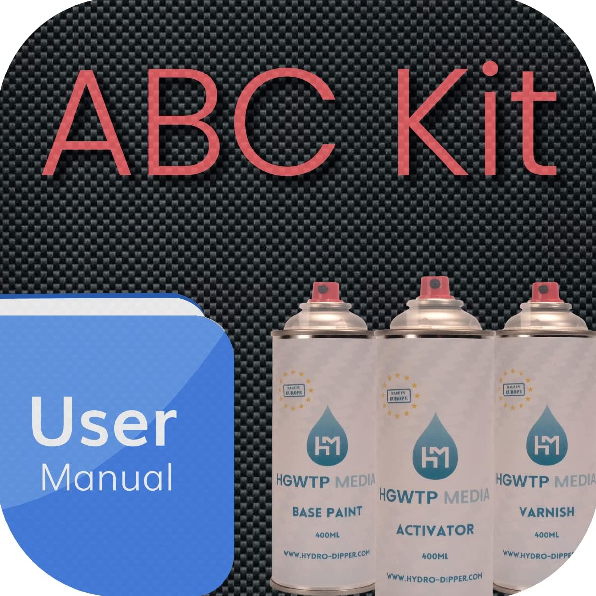 HGWTP Media Hydrographics Hydro Dipping Kit, Hydrographie ...