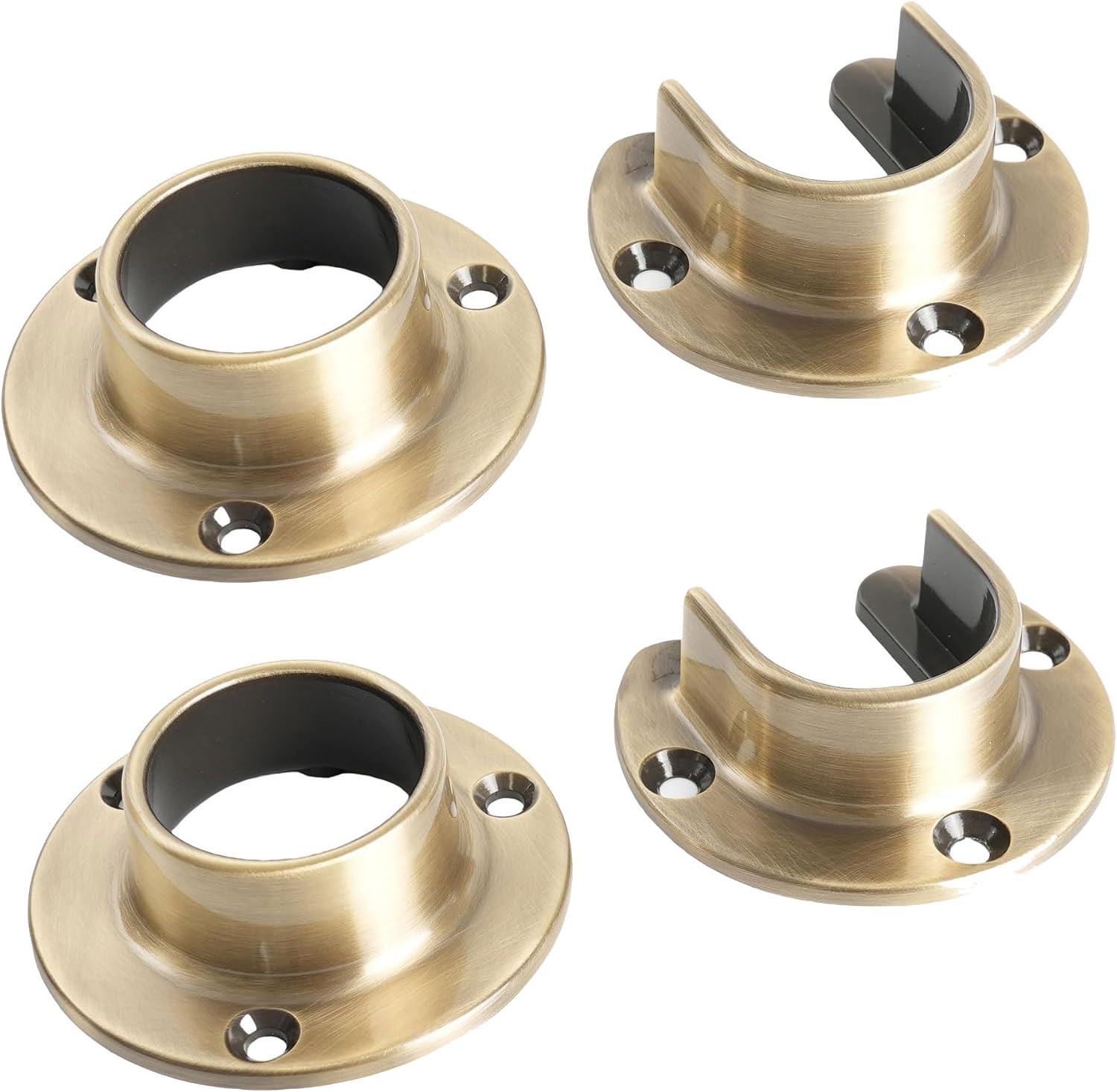 Amazon.com: Closet rod holder,4 Pack Metal Heavy Duty,1-1/4 inch Rod ...