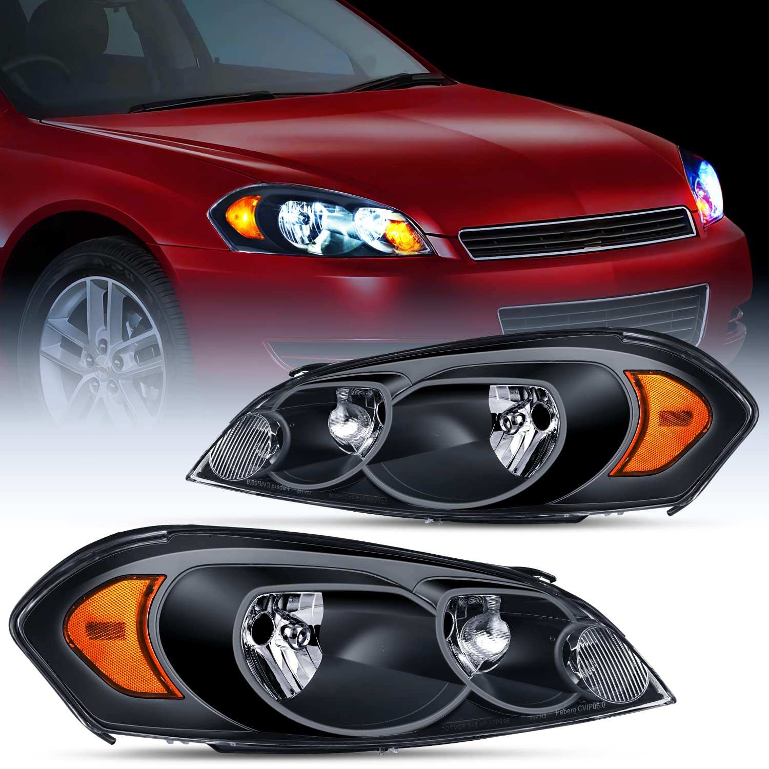 Nilight Headlight Assembly for 2006 2007 2008 2009 2010 2011 2012 2013 ...