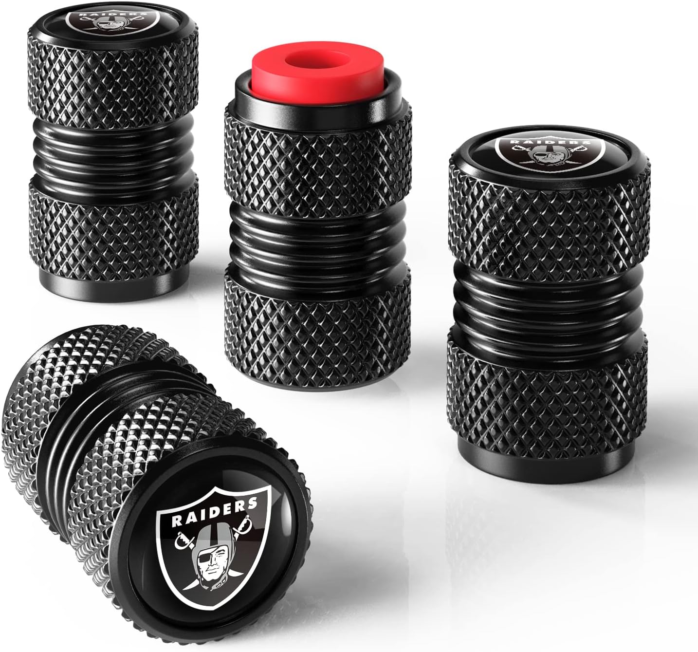 Amazon.com: Aollpu 4PCS Tire Valve Stem Caps, Aluminum Tire Valve Cap ...