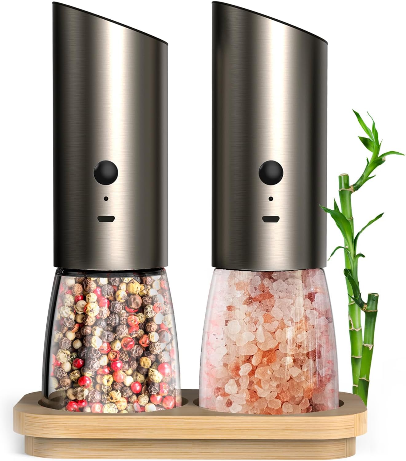 Amazon.com: Electric Salt and Pepper Shakers – Adjustable Coarseness ...
