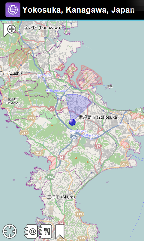 Yokosuka, Kanagawa, Japan Offline Map - Smart Sulutions:Amazon.com ...