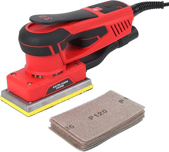 Electric Sheet Sander, Corded Multi-Function Detail Sander, 260W ...