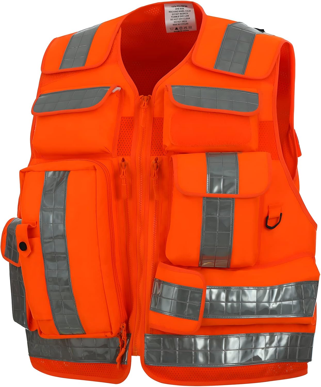 LOHASWORK Safety Tool Vest EMT EMS Vest Safety Vest with Pockets Tool ...