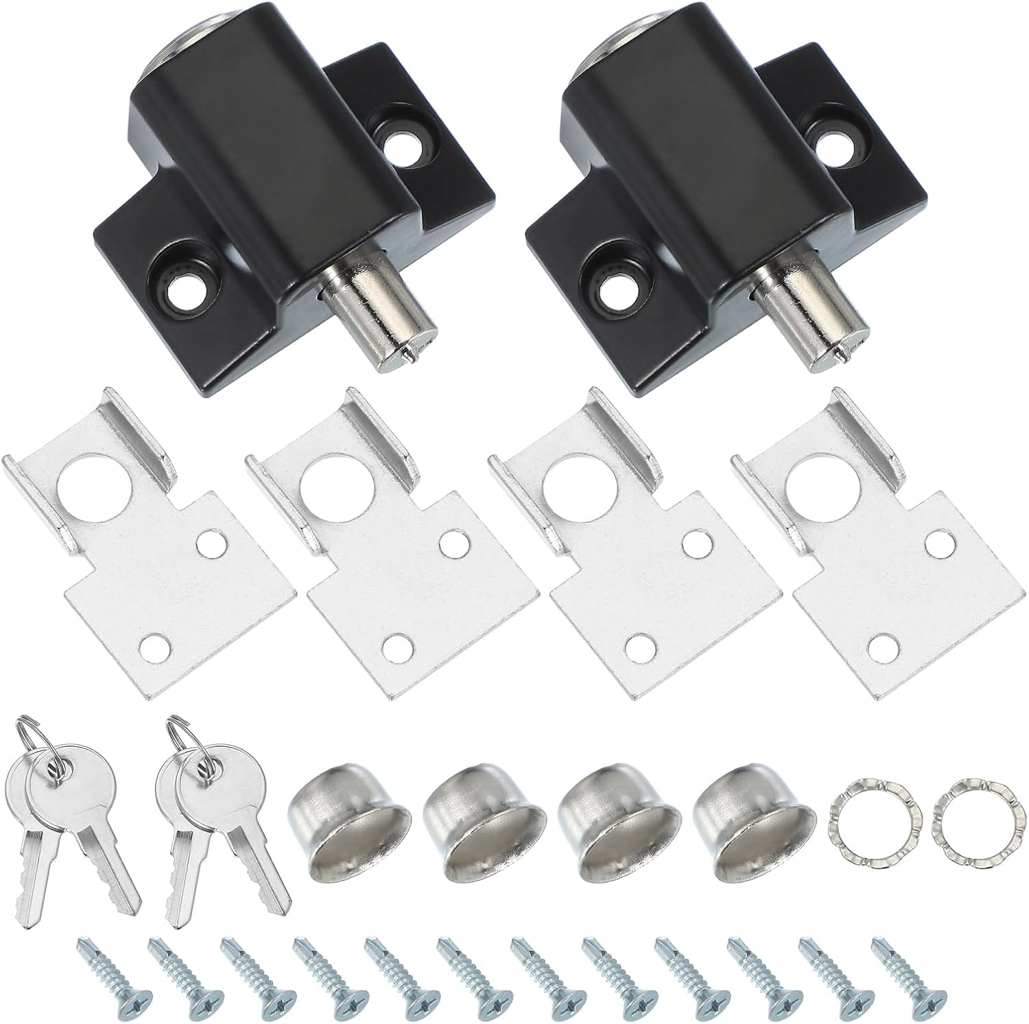 MECCANIXITY Sliding Window Locks Push-in Sliding Window Security Lock ...