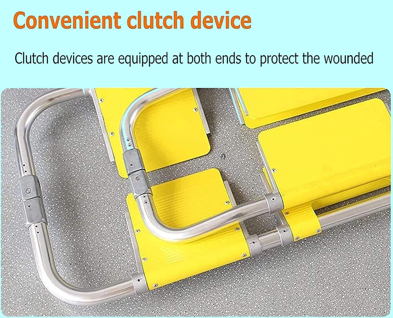 Amazon｜医療用緊急スクープストレッチャー、調節可能な軽量