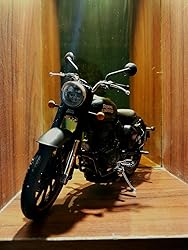 Royal Enfield Classic 350 Scale Model Dark Stealth Matt Black, Plastic ...
