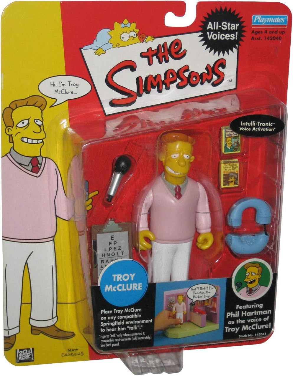 The Simpsons Celebrity Series 1 Phil Hartman as Troy McClure : Amazon.eg