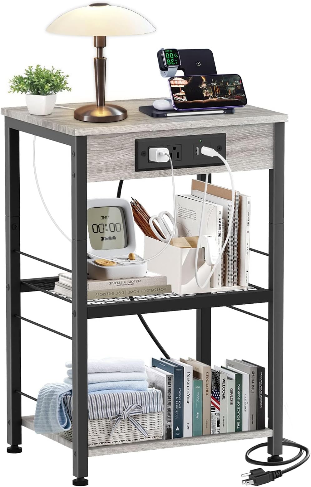 Moveis Buró de Madera Diseño Minimalista con 1 Cajón y 1 Estante ...