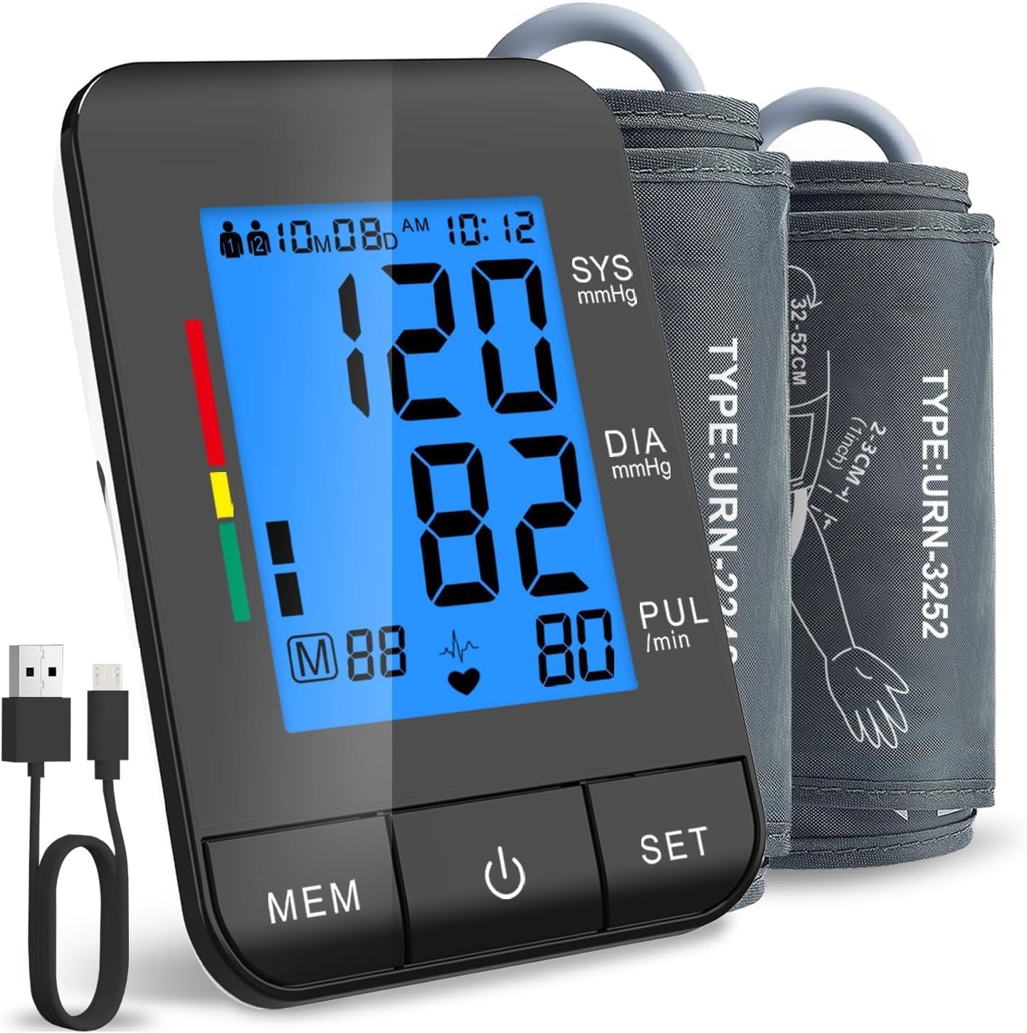 Amazon.com: Accurate Digital BP Machine - Automatic Blood Pressure ...
