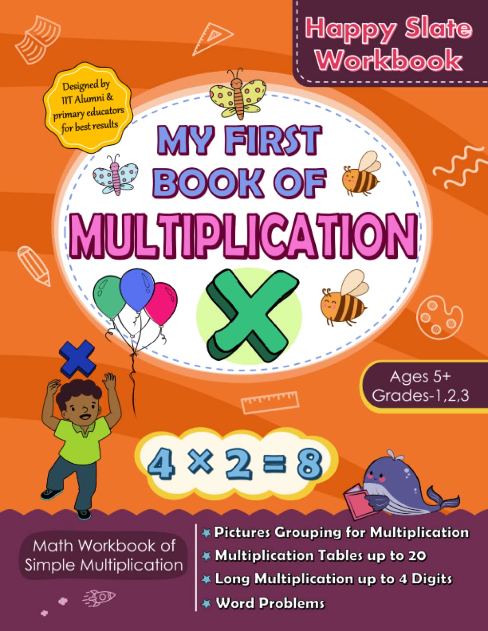 My First Book Of Multiplication: Math Workbook Of Simple Multiplication ...