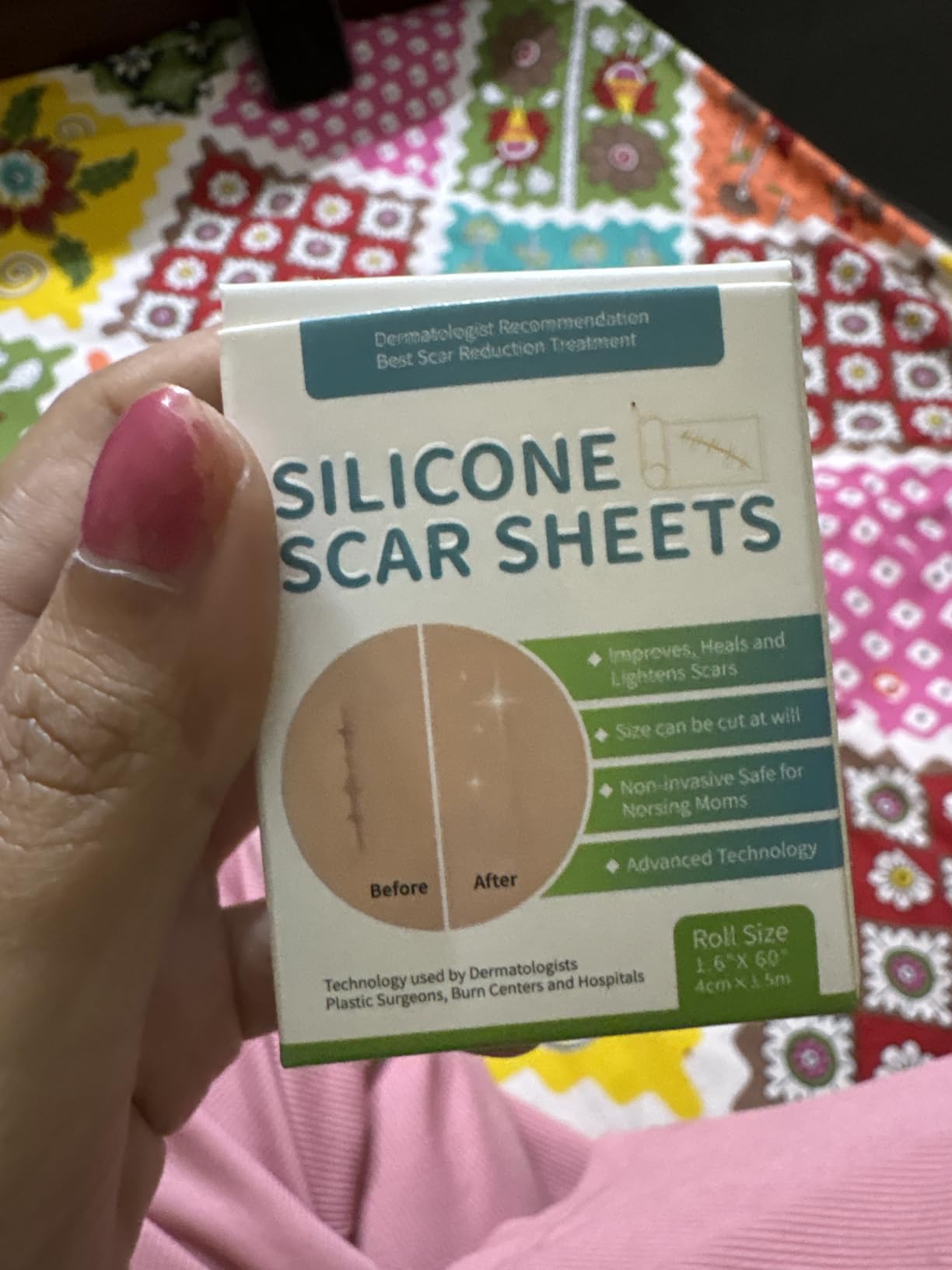 Scholazs Advanced Silicone Scar Removal Tape – Medical Grade, Non ...