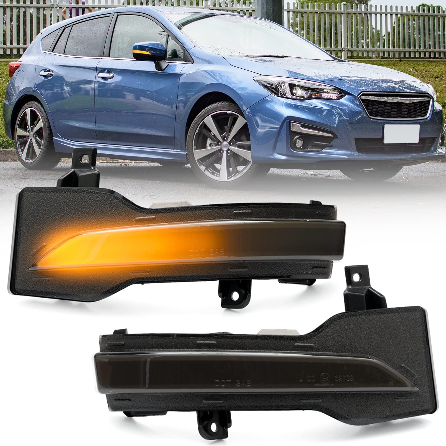 Amazon.com: iJDMTOY Black-Out Smoked Lens Full LED Strip Dynamic ...