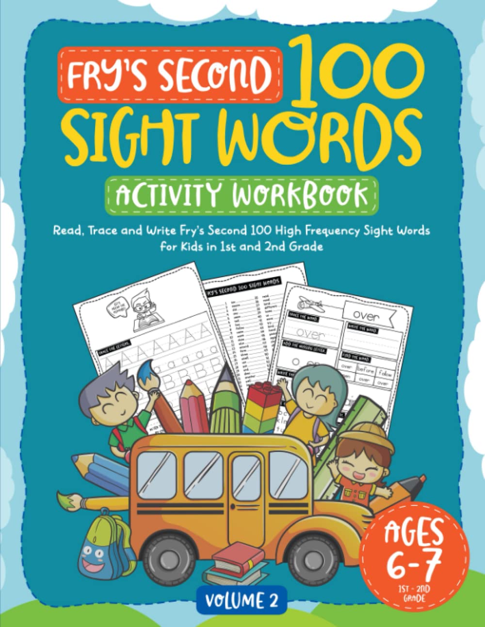 Fry’s Second 100 Sight Words Activity Workbook: Read, Trace and Write ...
