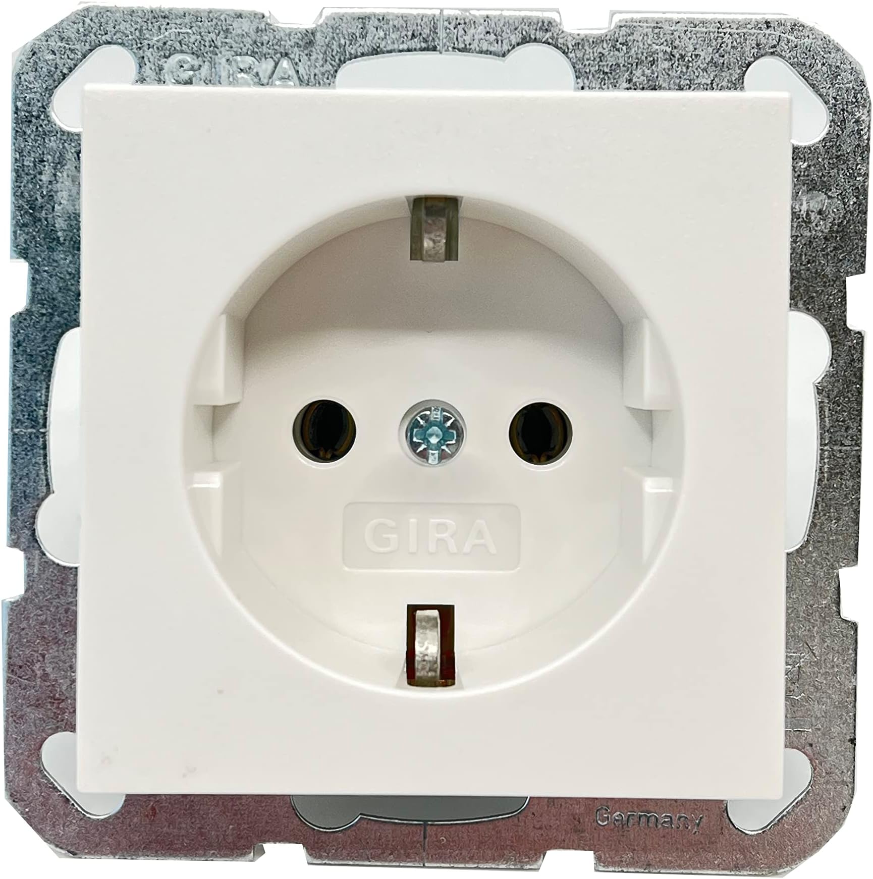 Gira 427825 18803 Schuko Steckdose System 55, reinweiß : Amazon.de ...