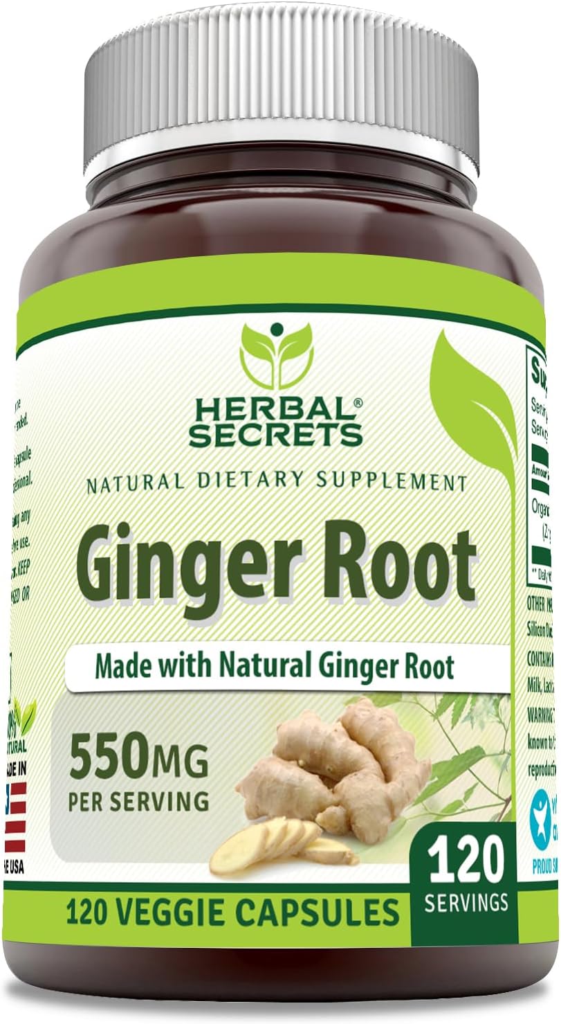 Amazon.com: NOW Supplements, Ginger Root (Zingiber officinale) 550 mg ...