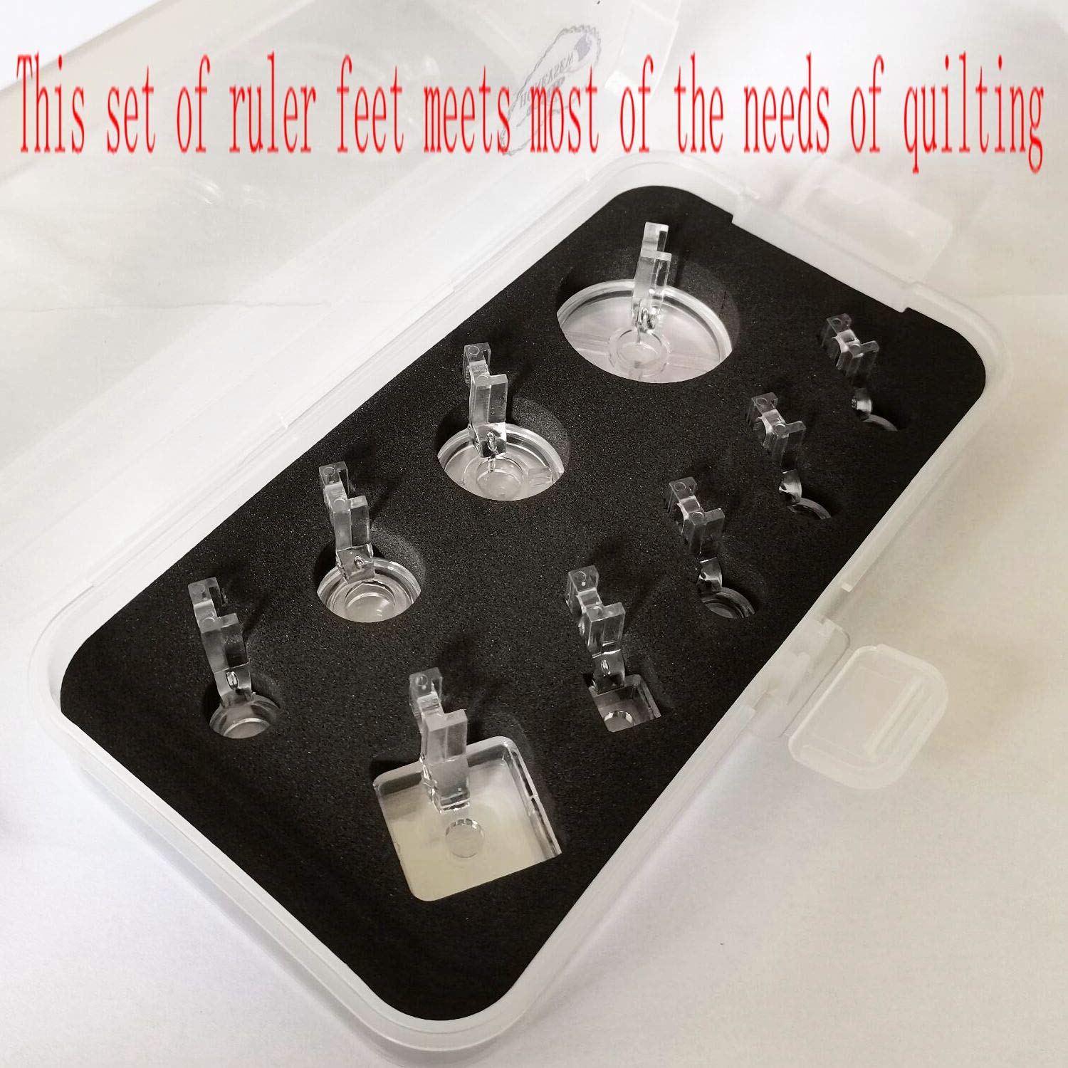 Snapklik.com : HONEYSEW New Quilting Ruler Free Motion Quilting Template