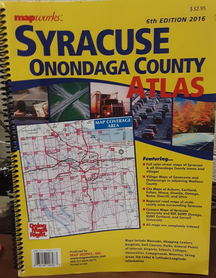 Syracuse/ Onondaga Co., NY Atlas: Map Works Inc.: Amazon.com: Books