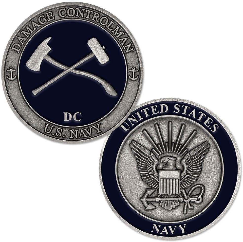 Amazon.com: U.S. Navy Damage Controlman (DC) Challenge Coin ...