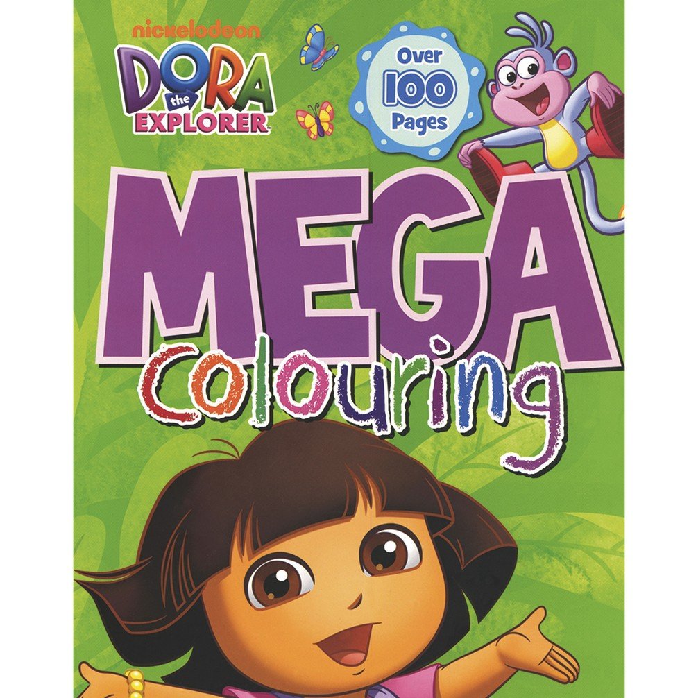 Buy Dora The Explorer Mega Colouring Book Online at Low Prices in India ...