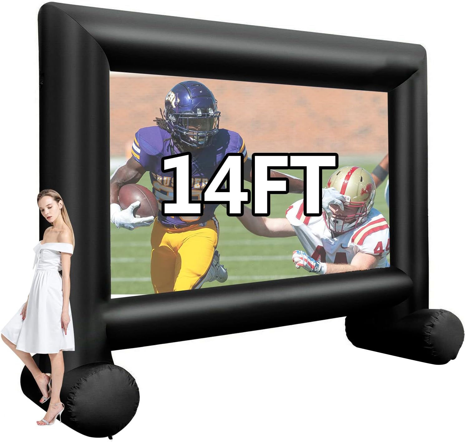 Amazon.com: XHYCPY 20 Feet Inflatable Projector Screen Outdoor ...