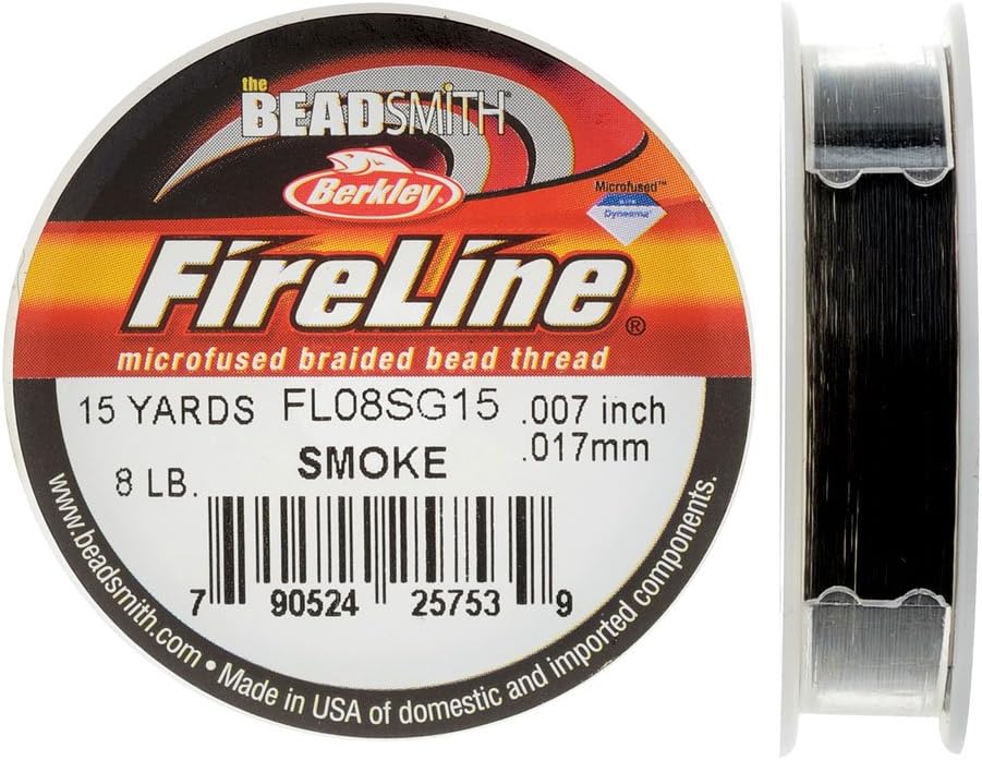 Amazon.com: FireLine Braided Beading Thread, 8lb Test and 0.007" Thick ...