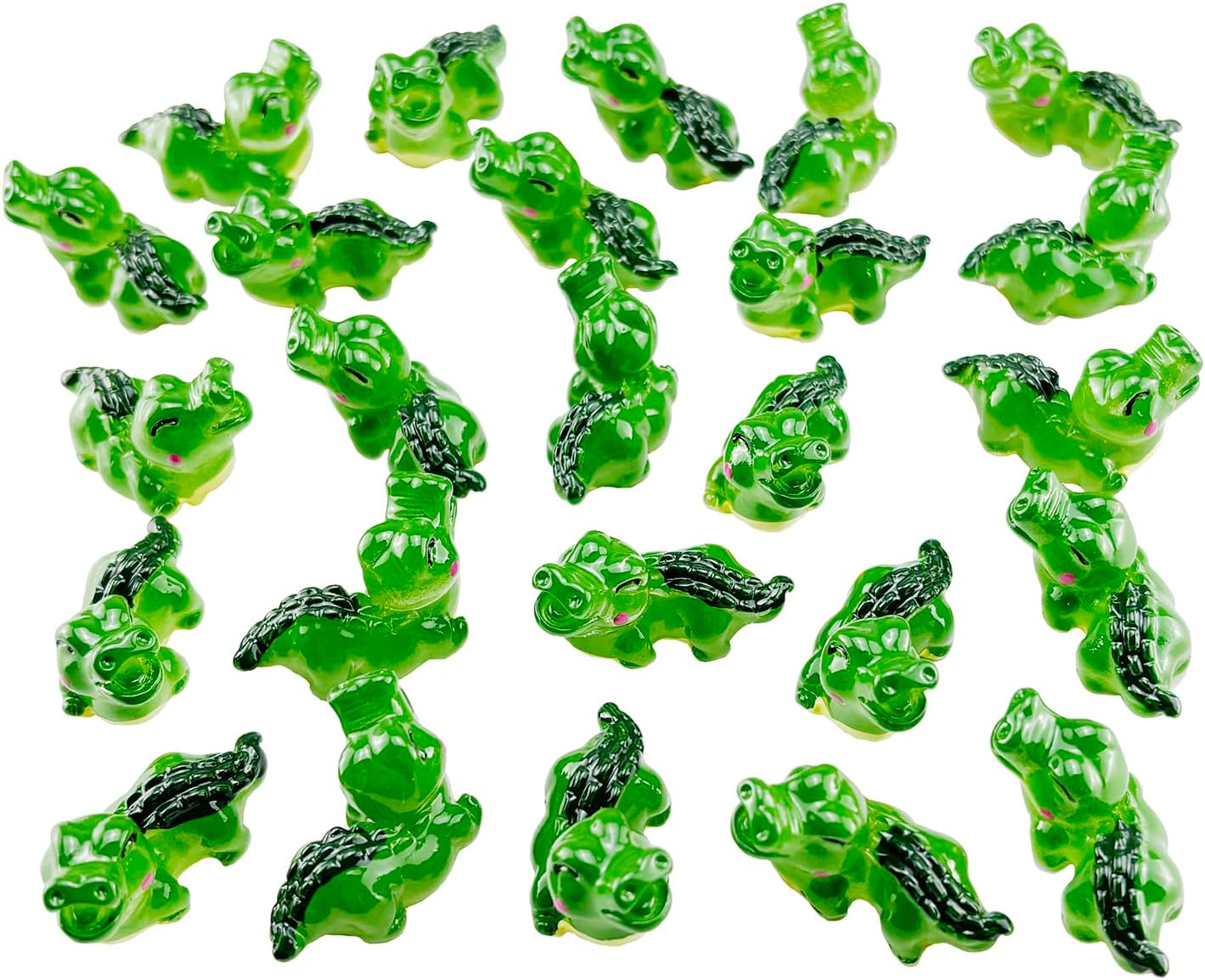 Amazon.com: Pcxino 50 Pcs Miniature Crocodiles Figurines Mini ...